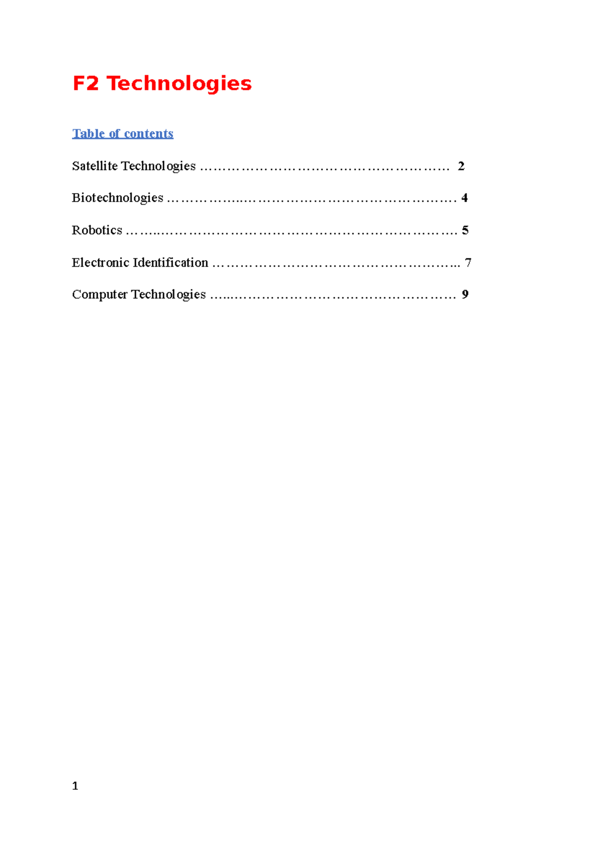 F2 Technologies HSC - Dot Point F2 technology extended responses (all ...