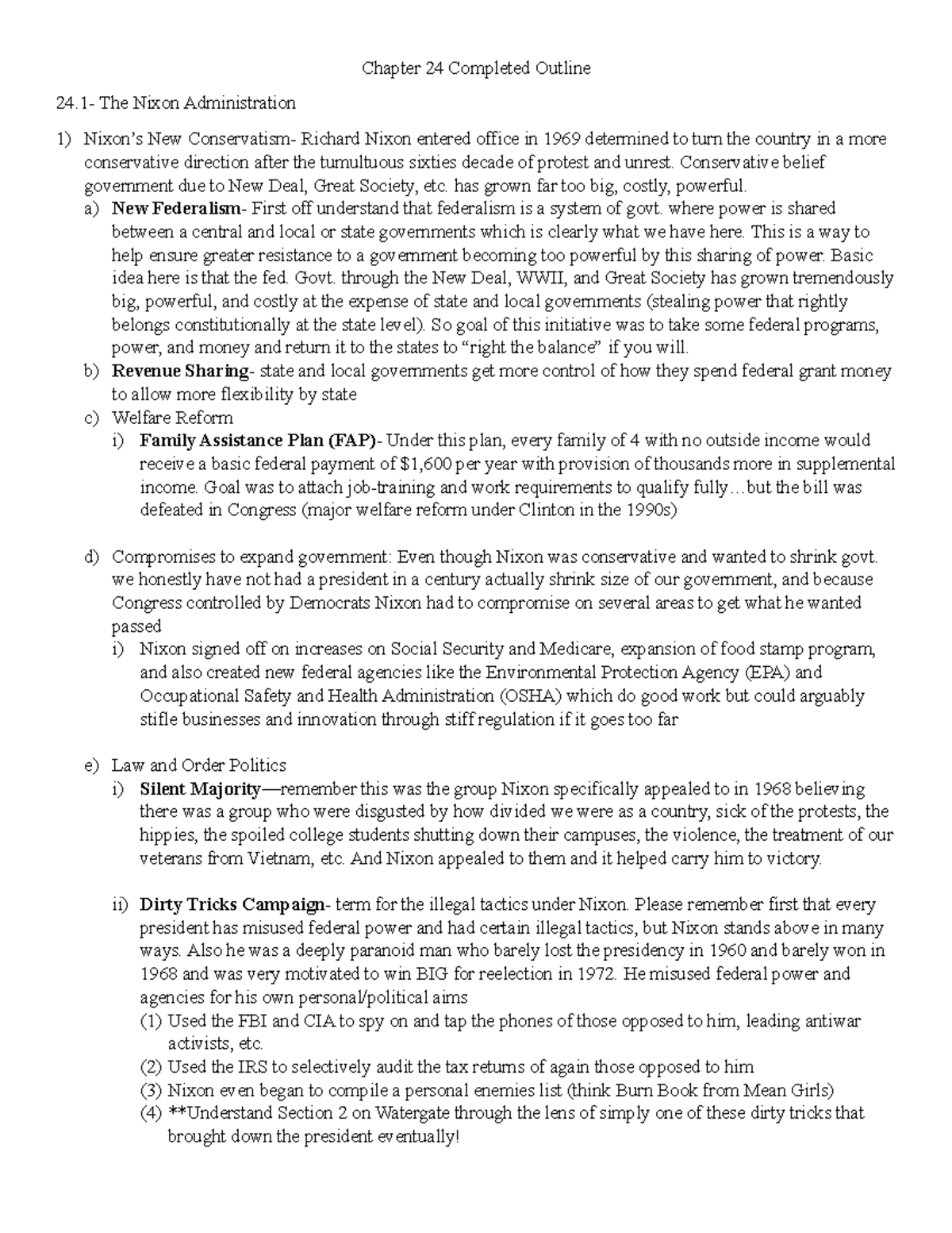 Chapter 24 Completed Outline - Chapter 24 Completed Outline 24- The ...