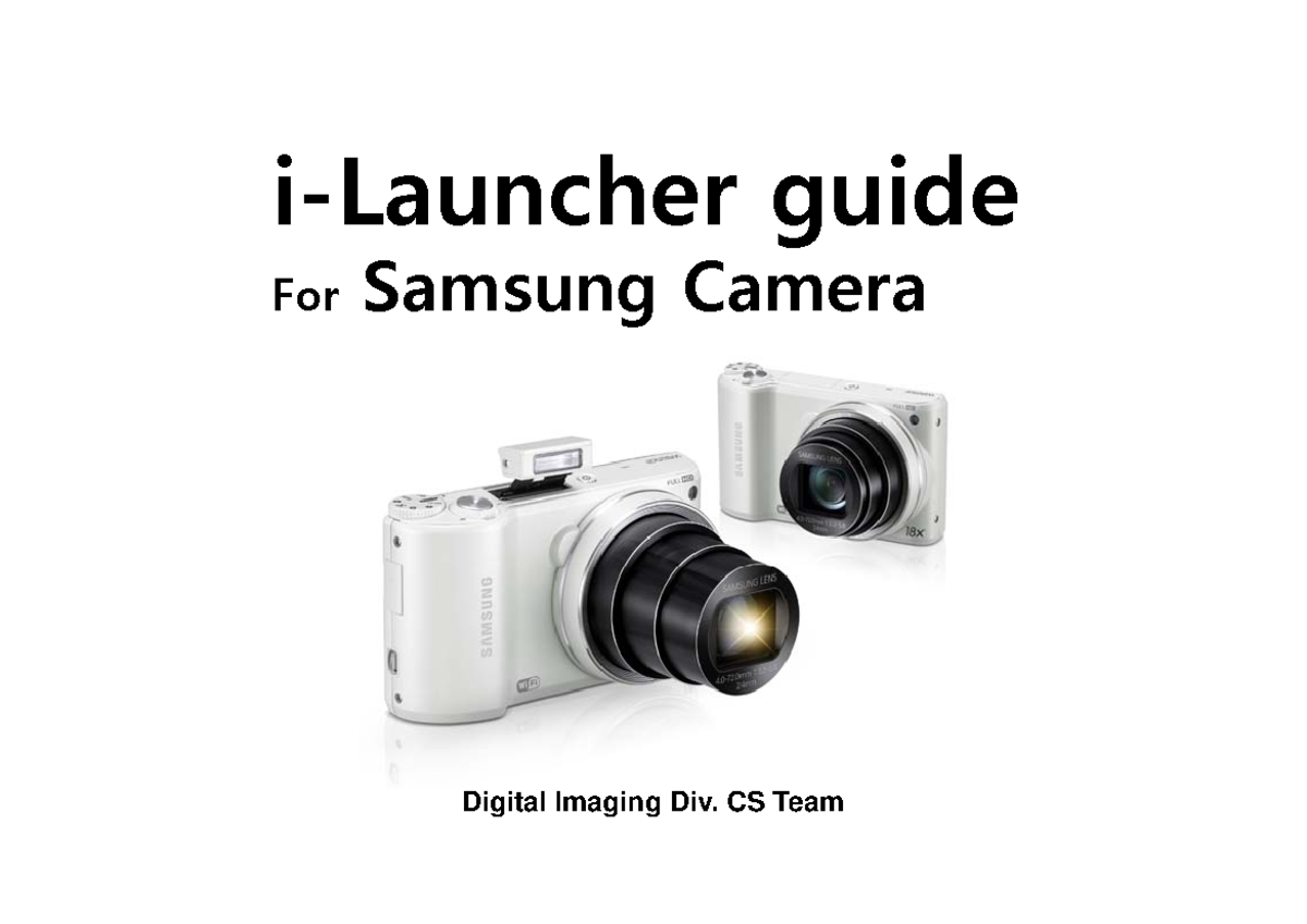 I-Launcher guide for SEC Camera ENG - ii-Launcher guide Launcher guide ...