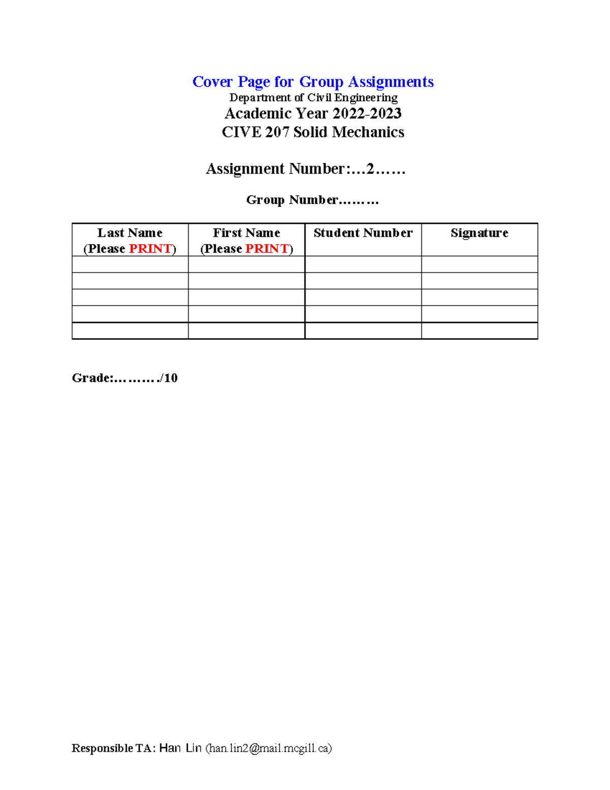 Assignment 2 2023 semester - Responsible TA: Han Lin (han@mail.mcgill ...