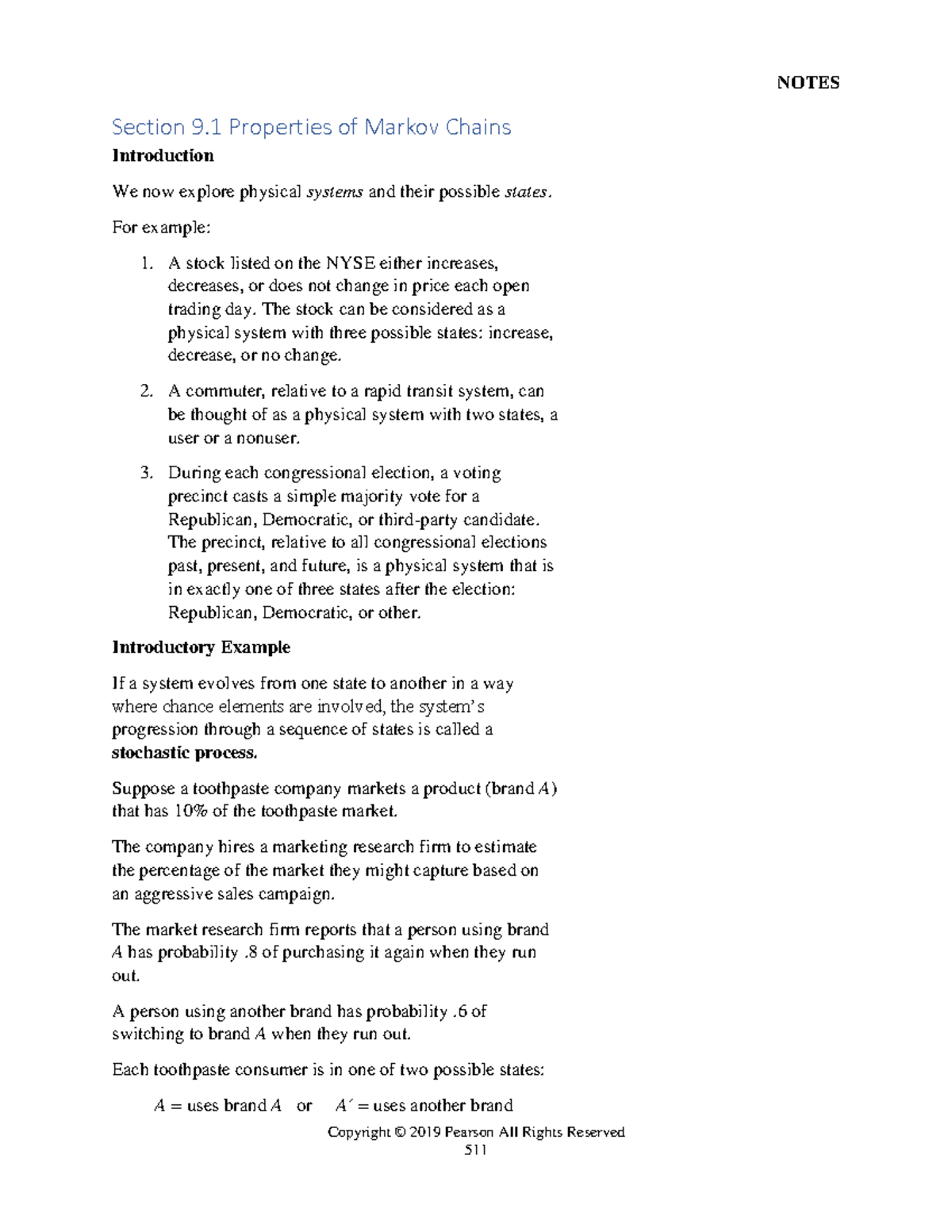 Bfmb14e noteguide 9 1-1 - NOTES Copyright © 2019 Pearson All Rights ...