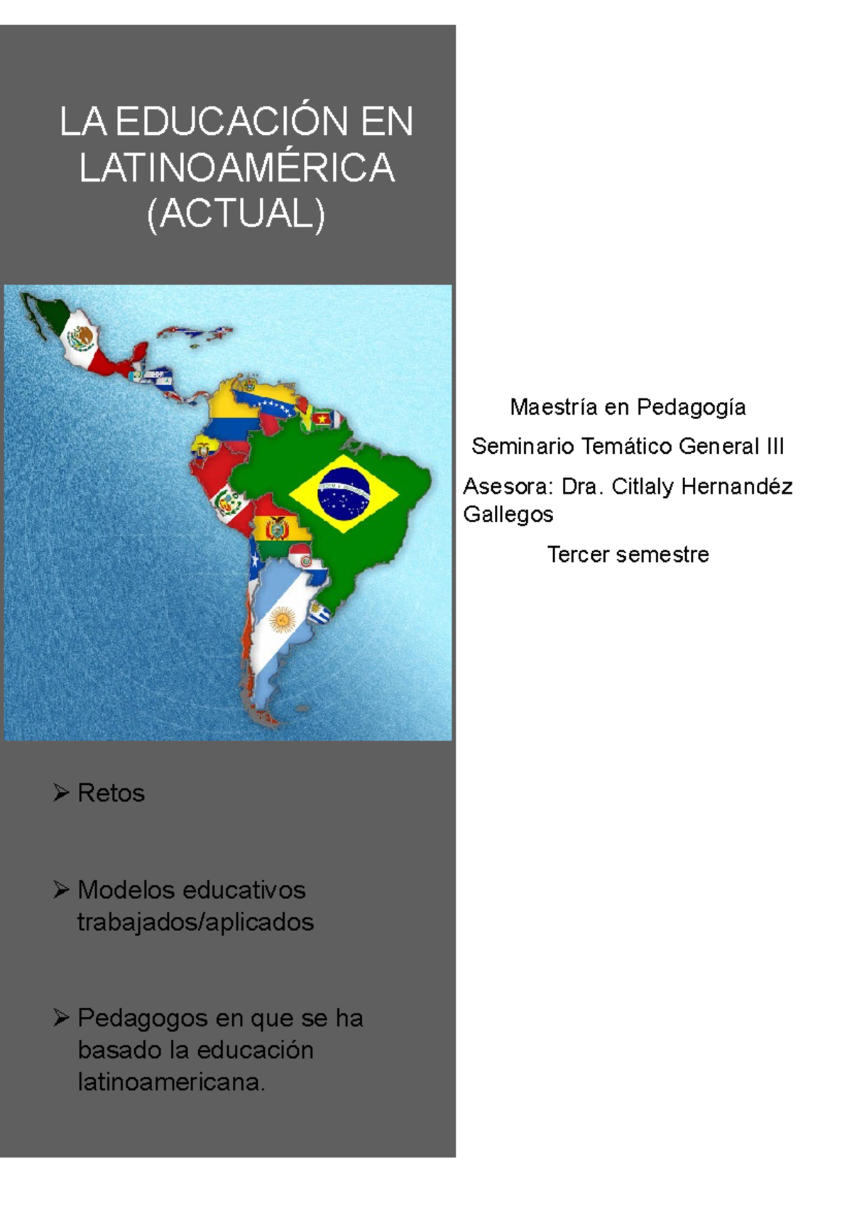 LA Educación EN Latinoamérica - LA EDUCACIÓN EN LATINOAMÉRICA (ACTUAL ...