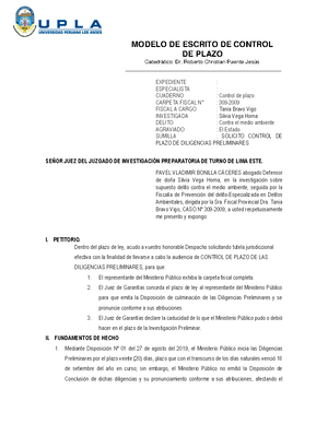 Escrito - SEÑOR JUEZ DEL JUZGADO EN LO CIVIL DE LA MERCED – CHANCHAMAYO ...
