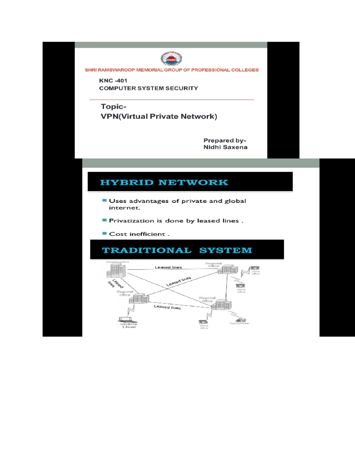 VPN notes - cyber security - Cyber Security - Studocu