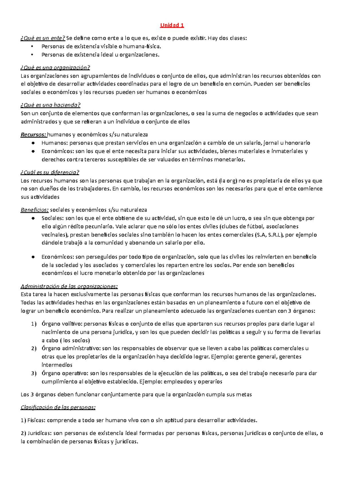 Contabilidad-Basica - Resumen Contabilidad Básica - Unidad 1 ¿Qué es un ...