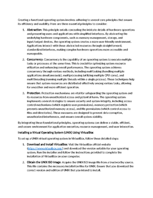 CS 2301 - UoPeople - Operating Systems 1 (proctored course) - Studocu