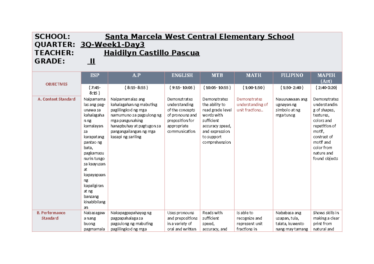 3Q-W1-D3 - notes - SCHOOL: Santa Marcela West Central Elementary School ...