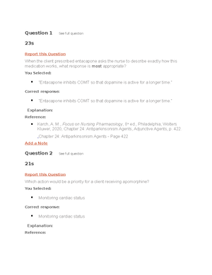 Pharm chpt 2 quizzes - PHARM CHPT 2 QUIZZES Quiz 1 Question 1 What is ...