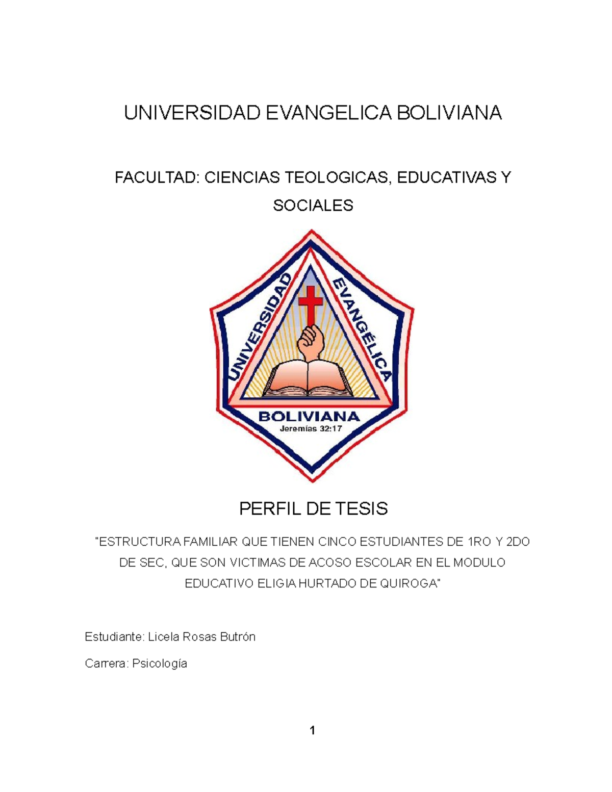 Tesis Licela - buen trabajo - UNIVERSIDAD EVANGELICA BOLIVIANA FACULTAD ...
