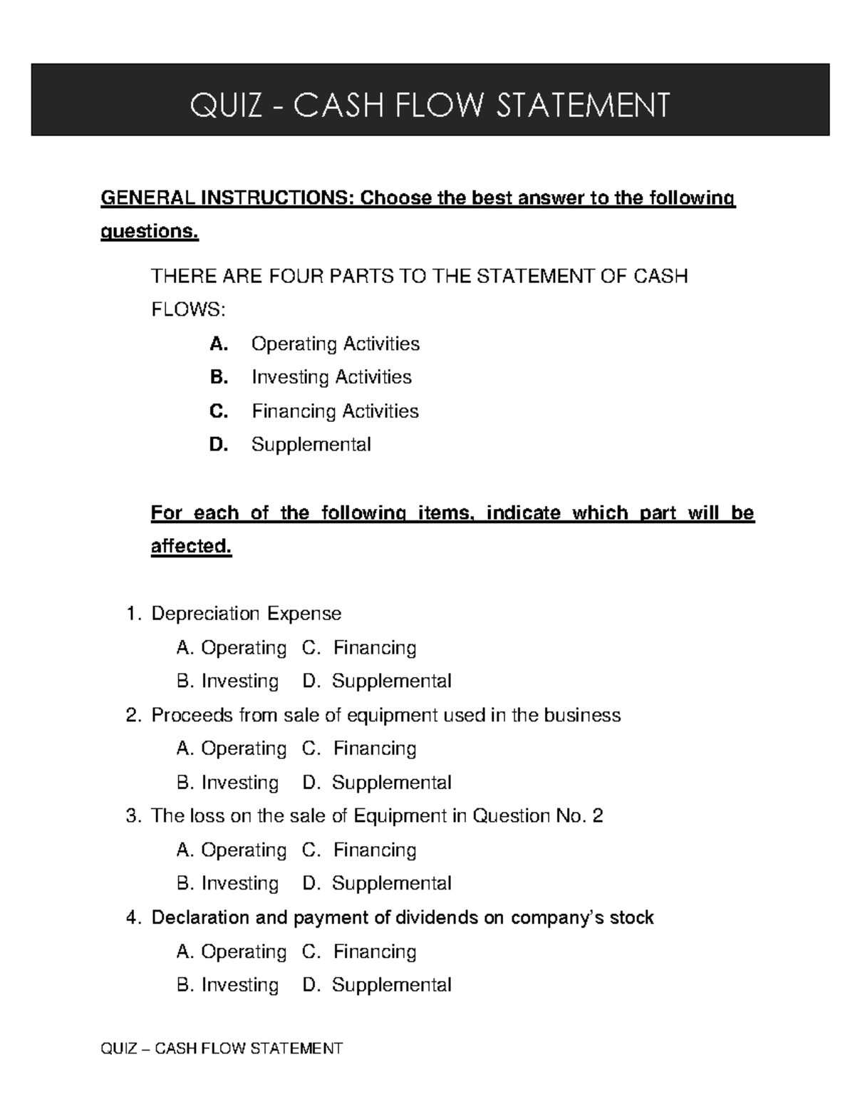 20210806073458 610ce622bb370 cash flow statement quiz with answers ...