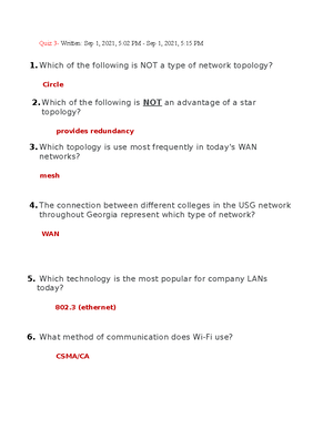 ITEC3100-Lab1b - Lab Assignment - ITEC 3100 – Introduction to Networks ...