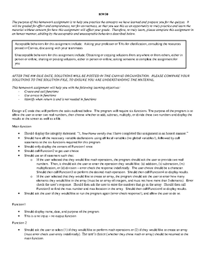 HW1 - practicing matlab homework - 1 HW 1 The purpose of this homework ...
