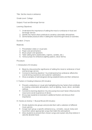 ESP 10 3rd quarter - Detailed LPs in esp - DETAILED LESSON PLAN IN ...