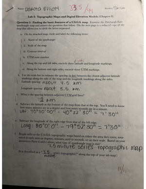 Lab 10: Geologic Time and Structural Geology - GEOL 0055 - Studocu