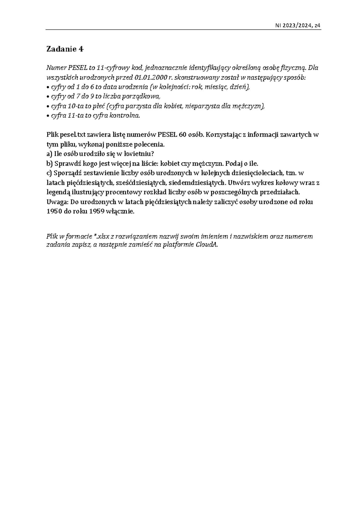 Gbodziony-27012024122956-Zadanie 4-1 - NI 2023/2024, z Zadanie 4 Numer PESEL to 11-cyfrowy kod ...