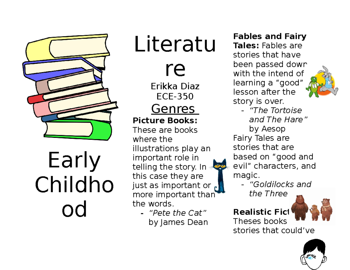 ECE-350 Informative Brochure for Families - Early Childho od Literatu ...