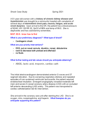 Chapter 8 Case Study corrected questions 1-14 - NURS 4300 - Note that ...