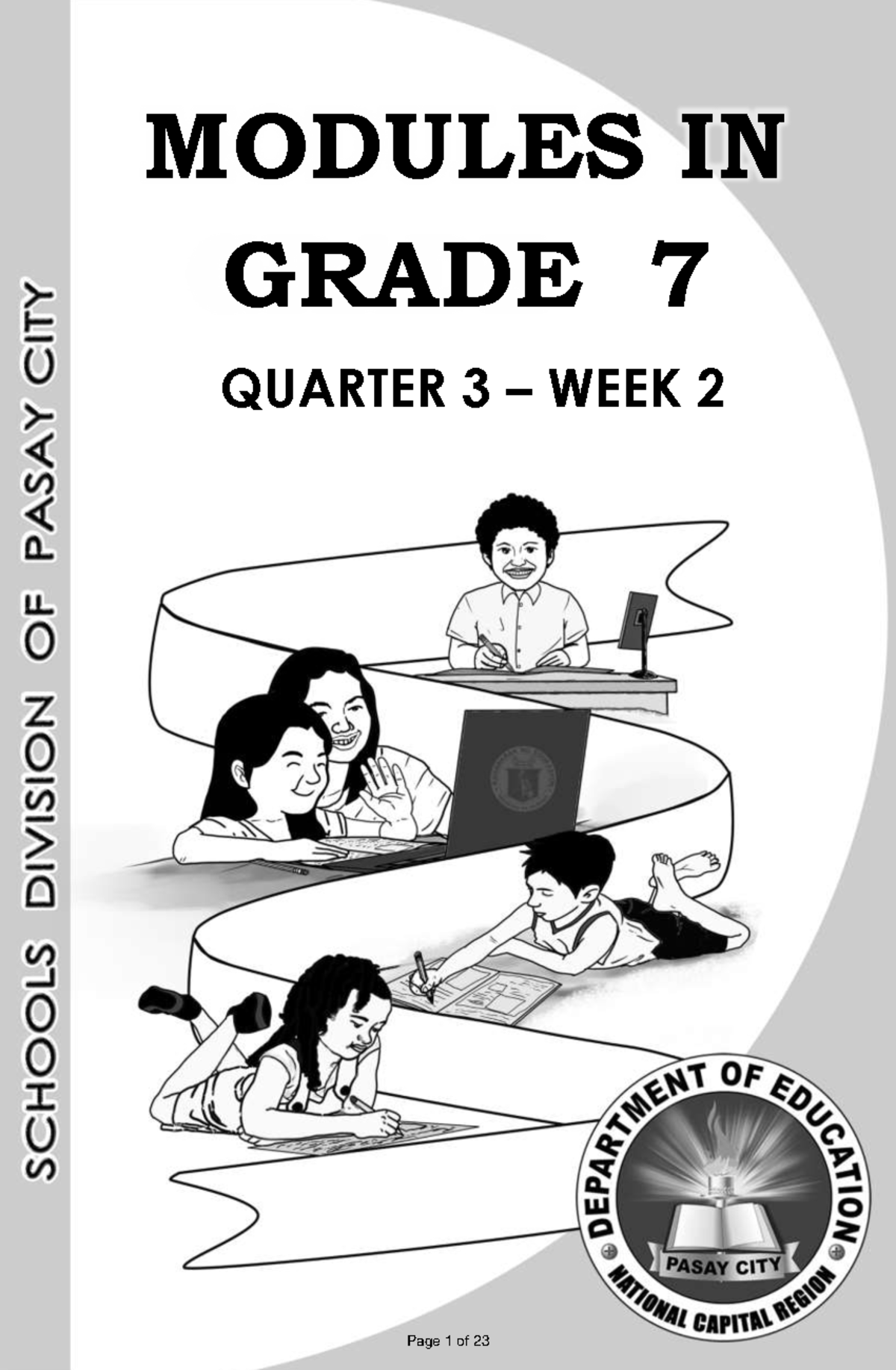 1- Filipino 7-Q3-WEEK2 - MODULES IN GRADE 7 QUARTER 3 – WEEK 2 PATNUBAY NG MAG-AARAL SA PAGGAMIT ...