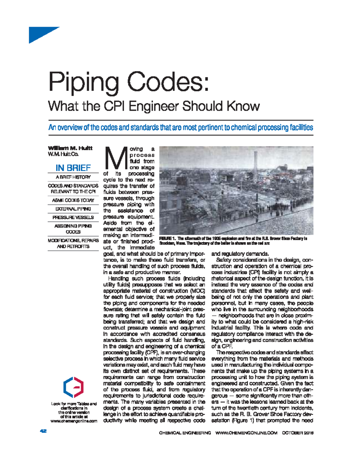 Piping codes for chemical engineers - V Piping Codes: What the CPI ...