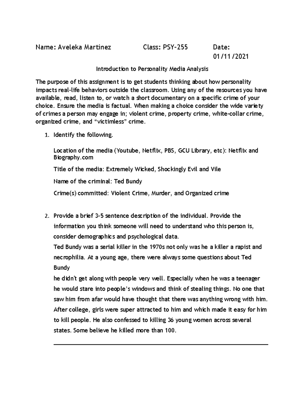 Introduction-to-Personality-Media-Analysis-Worksheet (1) - Name ...