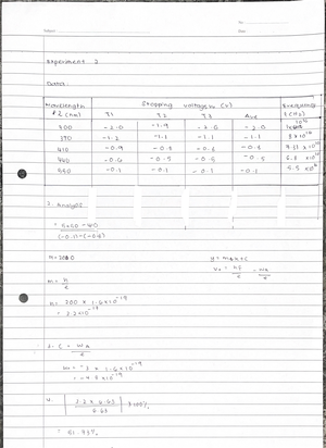 Tuto phy 310 - tutorial work - TUTORIAL ELECTRON AND CATHODE RAY TUBE 1 ...