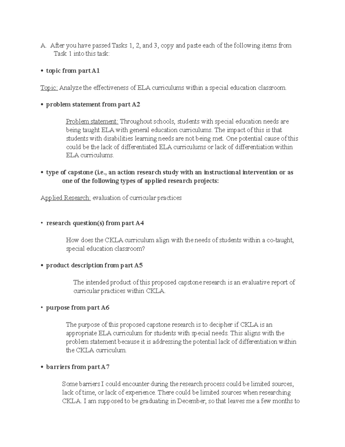 OPM4 TASK 4 document - A. After you have passed Tasks 1, 2, and 3, copy ...