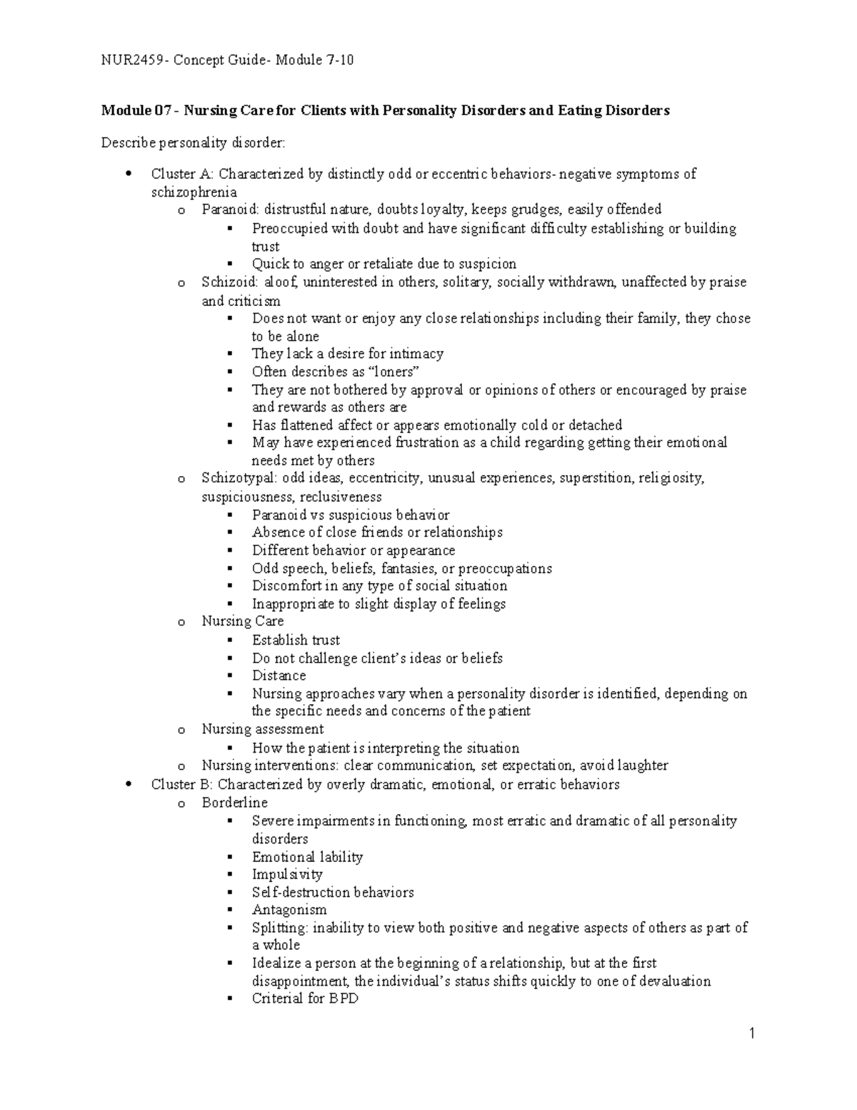 Exam 3 Blueprint - this will help you in your course - Module 07 ...