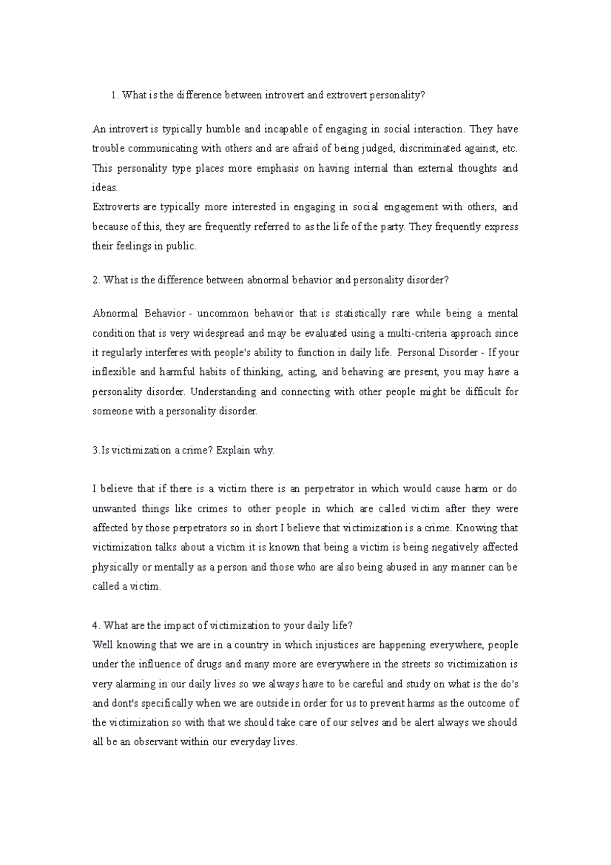 R6 - Human Behavior Lecture no. 6 - What is the difference between ...