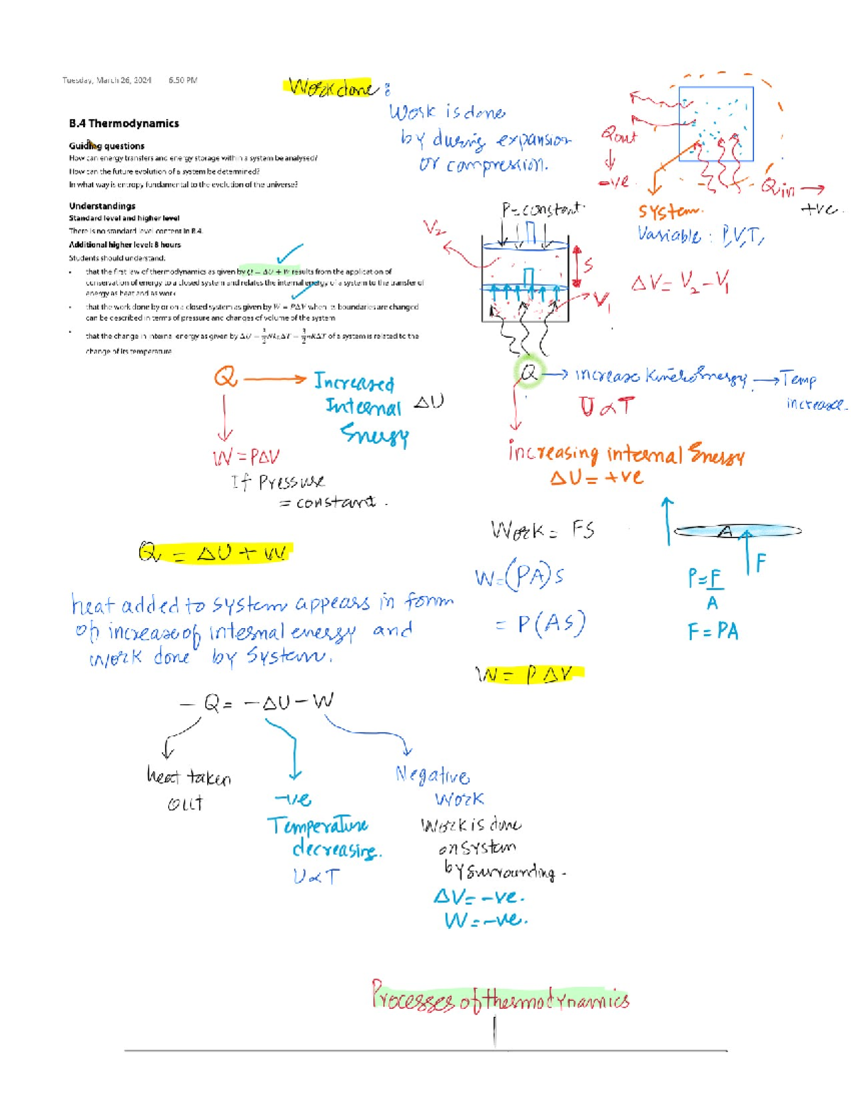 B4 lesson 1 - Physics - Studocu