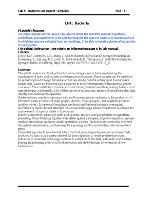 Lab Report HIV Elisa - Purpose The purpose of this lab was to test and ...