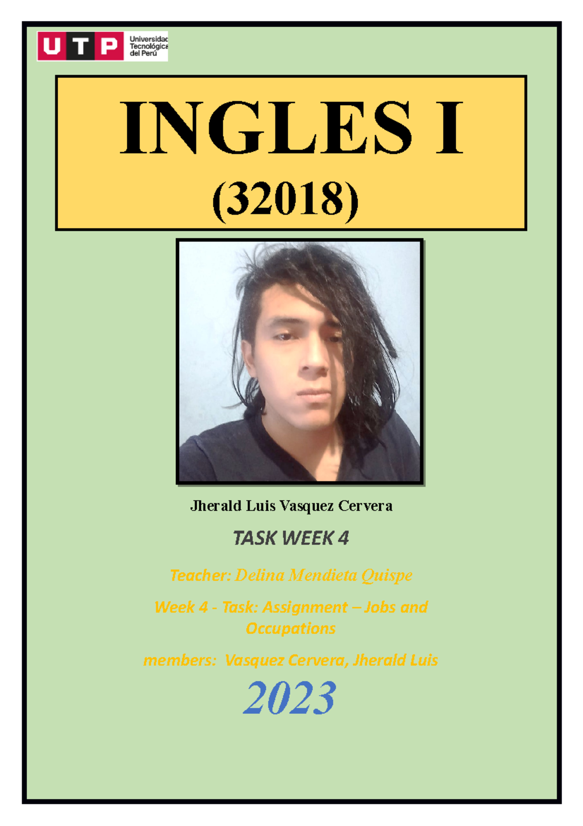 TASK WEEK 4 - avance de portafolio 1 creo - Jherald Luis Vasquez ...
