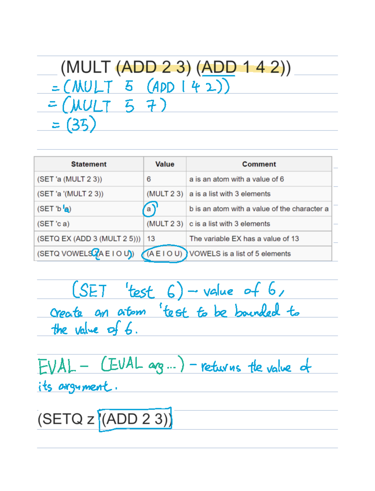 Contest 2 Day 3 - ACSL - MULT 5 ADD I 42 MULT 5 7 35 a 0 a s SET test 6 ...