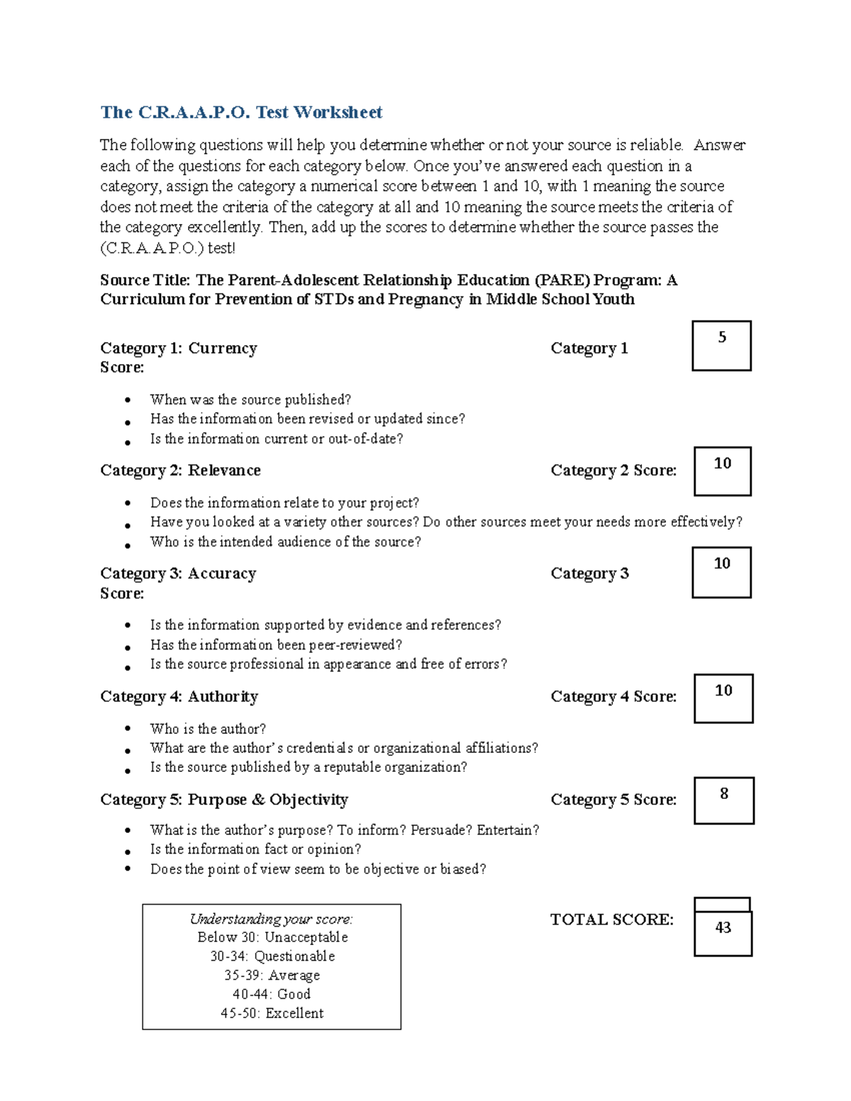 Craapo 2 The Parent-Adolescent Relationship Education PARE Program A ...