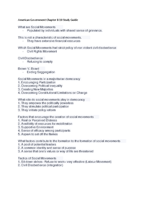 American Government final exam study guide - American Government Final ...