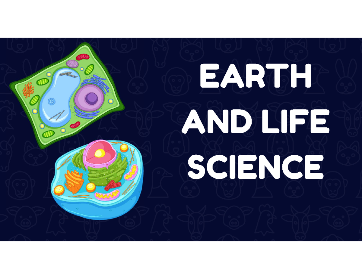 Cells Lesson 4 - EARTH AND LIFE SCIENCE PRESENT, ABSENT, EXCUSE, LATE ...