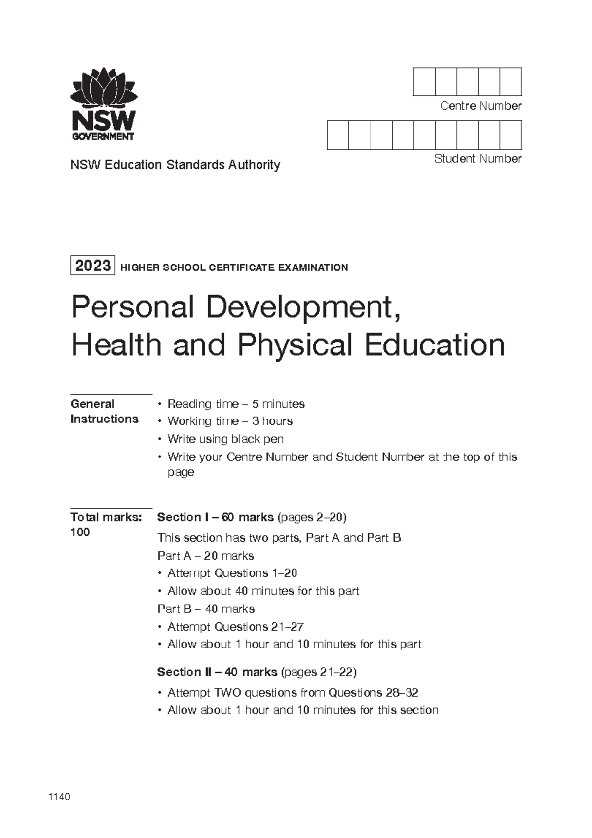 2023-hsc-pdhpe+20231113 - NSW Education Standards Authority 1140 2023 ...
