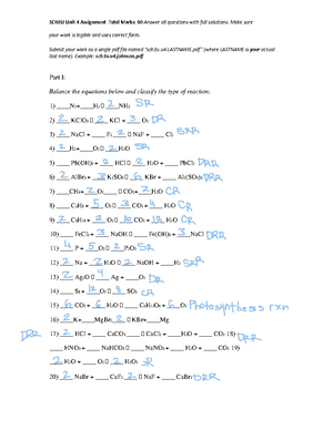 Enthalpy 02 - Calculation problems - CHEM 12 Hess’s Law Worksheet 1 ...