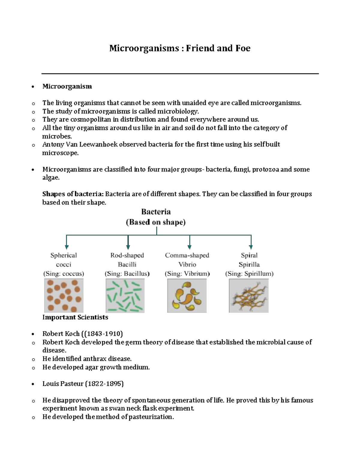 02. Microorganisms Friend and Foe - Microorganisms : Friend and Foe ...