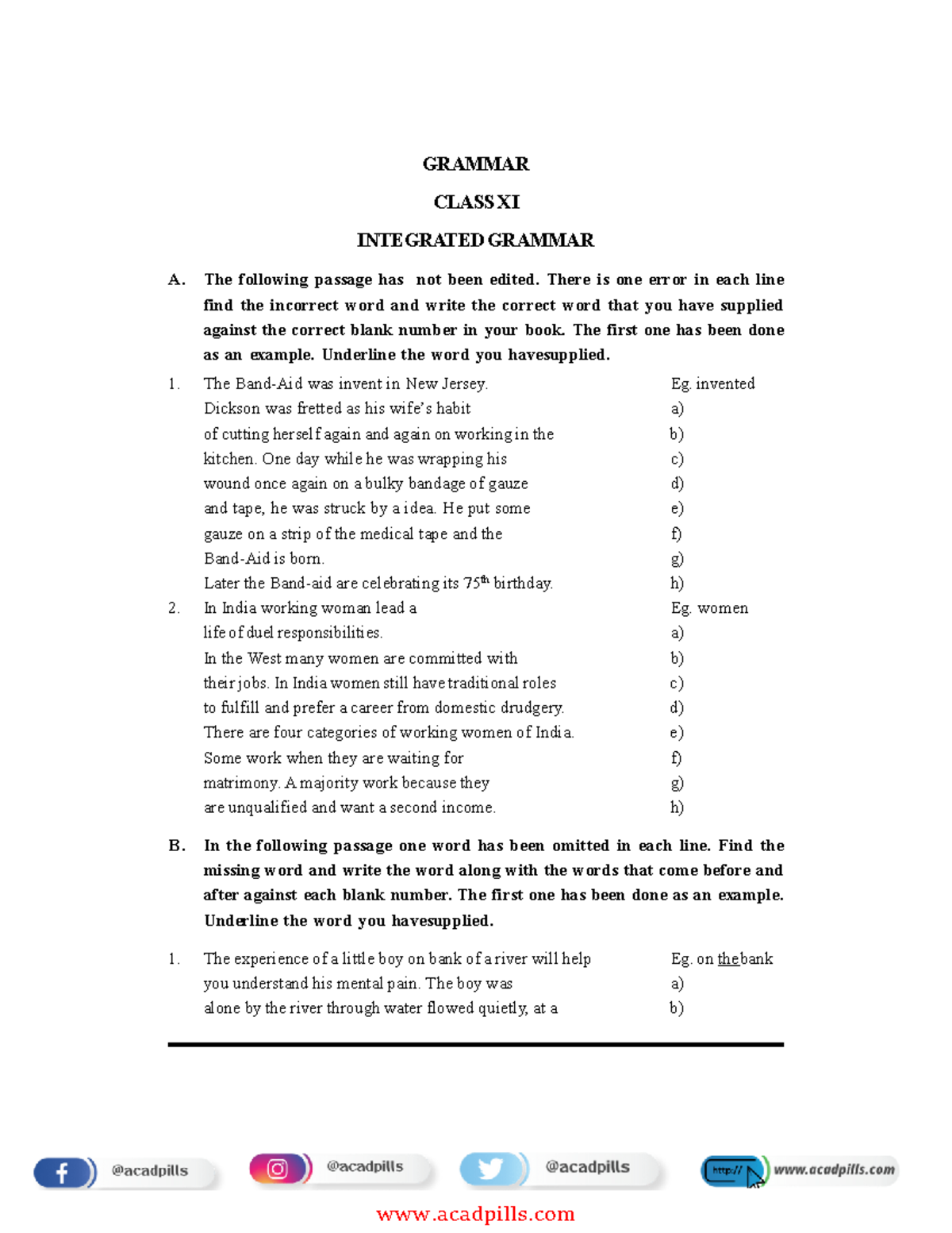 9. Integrated Grammar - computer noun an electronic device for storing ...