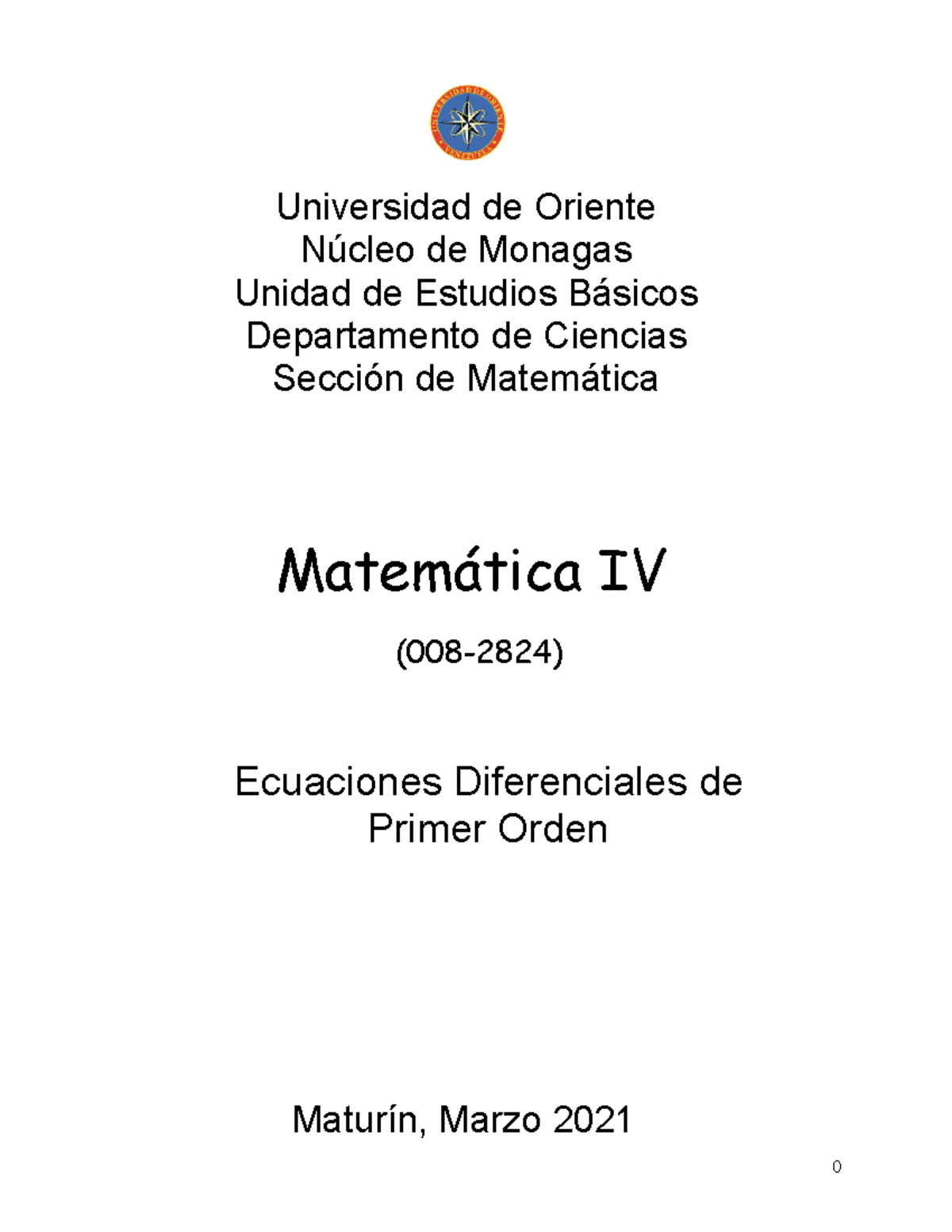 Unidad I - Universidad de Oriente Núcleo de Monagas Unidad de Estudios ...