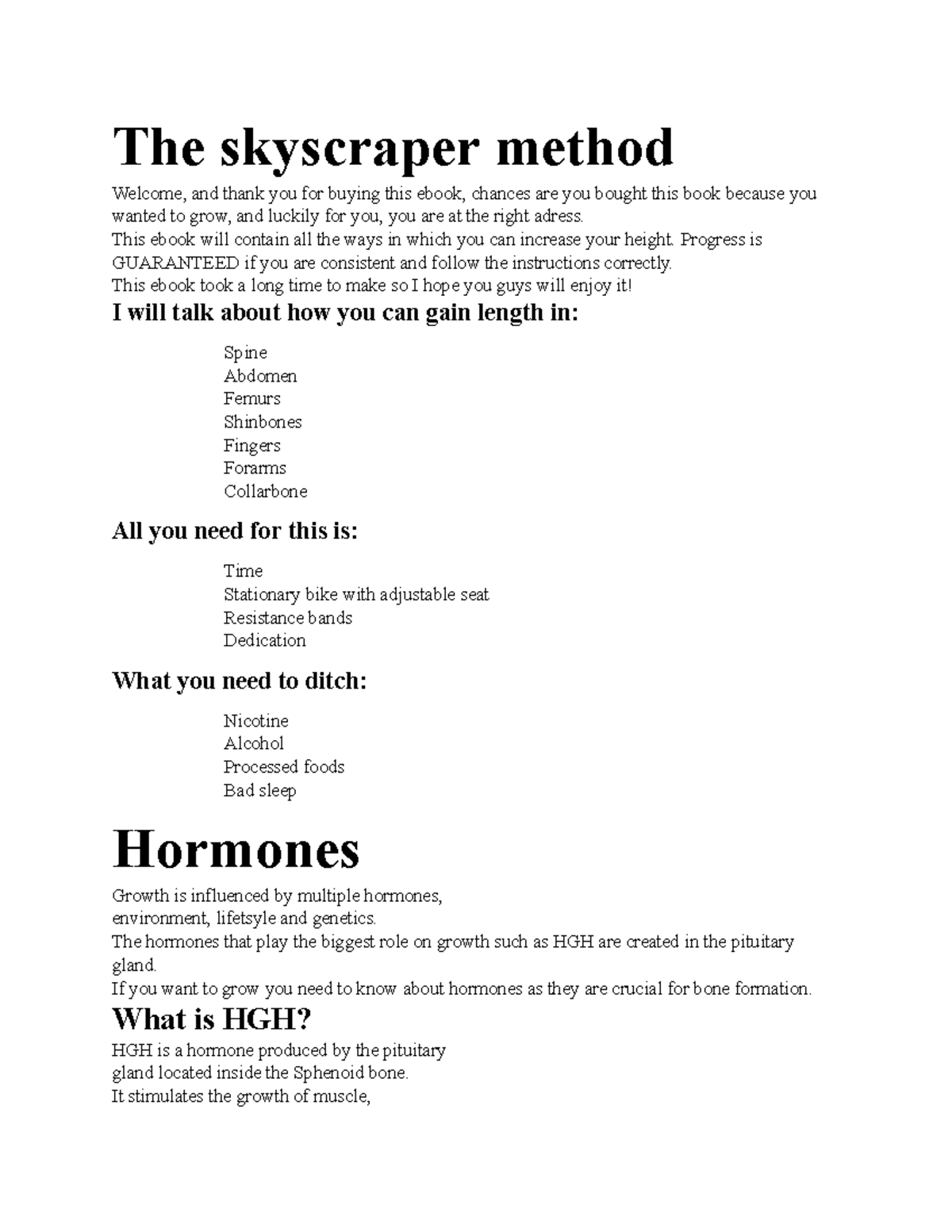 The skyscraper method - Jejehhe - The skyscraper method Welcome, and thank you for buying this ...