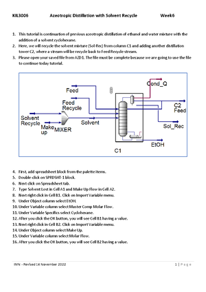 CSTR - Tutorial on simulating CSTR in Aspen Hysys - 1. Lesson ...