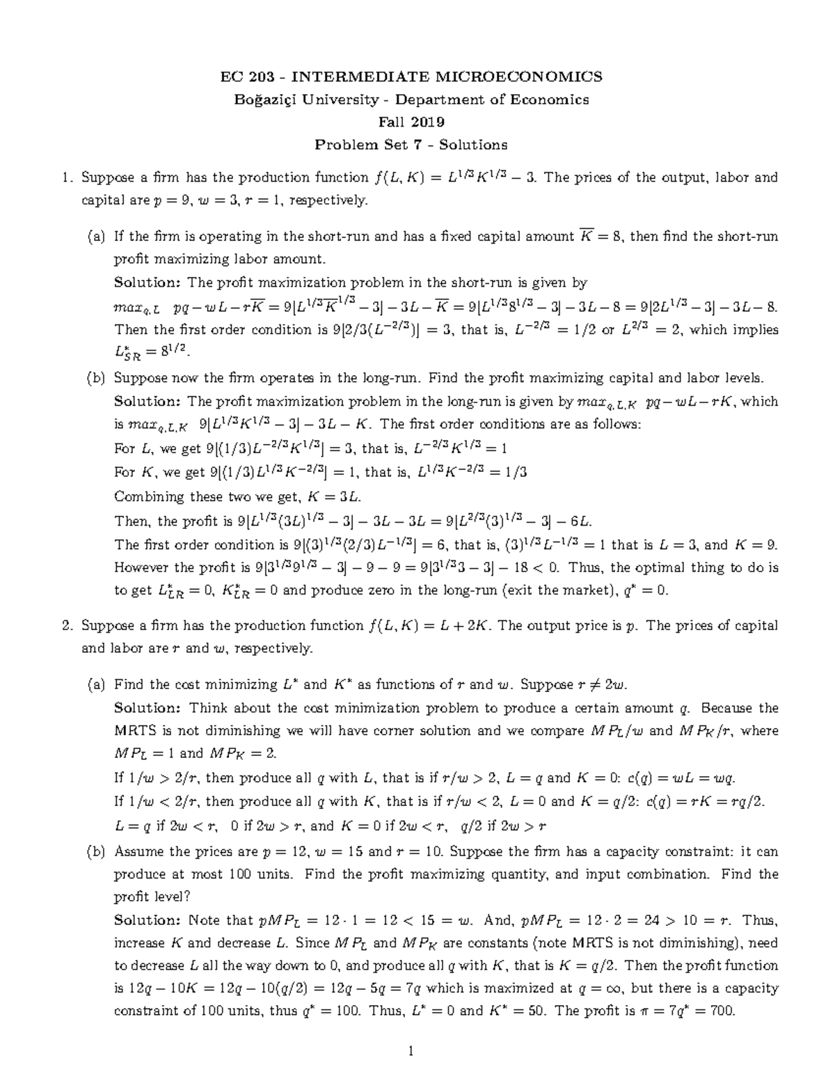 Sample Practice Exam 7 October Questions And Answers Ec 203