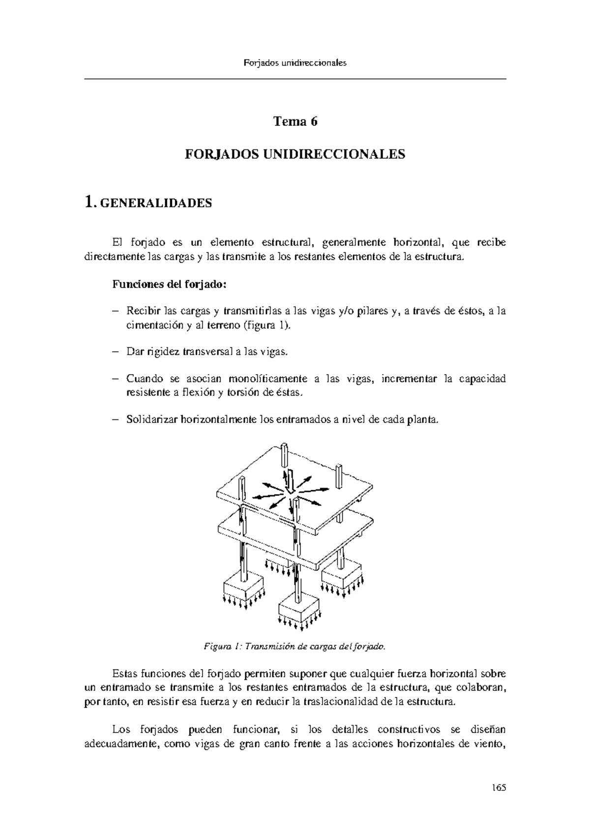 Elementos Construccion 06 - Tema 6 FORJADOS UNIDIRECCIONALES 1 ...