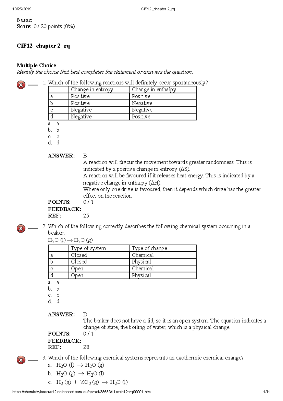 Chem in Focus Ans Ch 2 - Multiple Choice Identify the choice that best ...