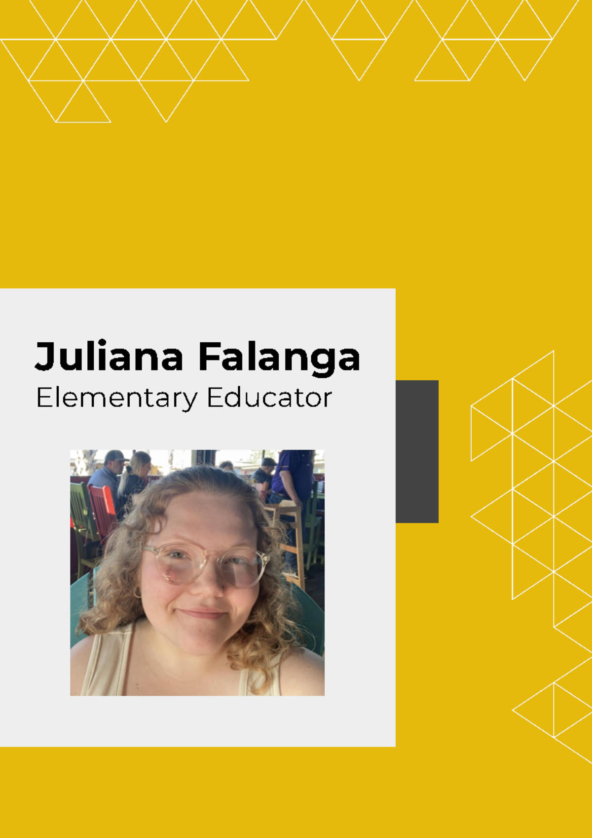 EDUC2206H001 portfolio - Juliana Falanga Elementary Educator Content Introduction Educational ...