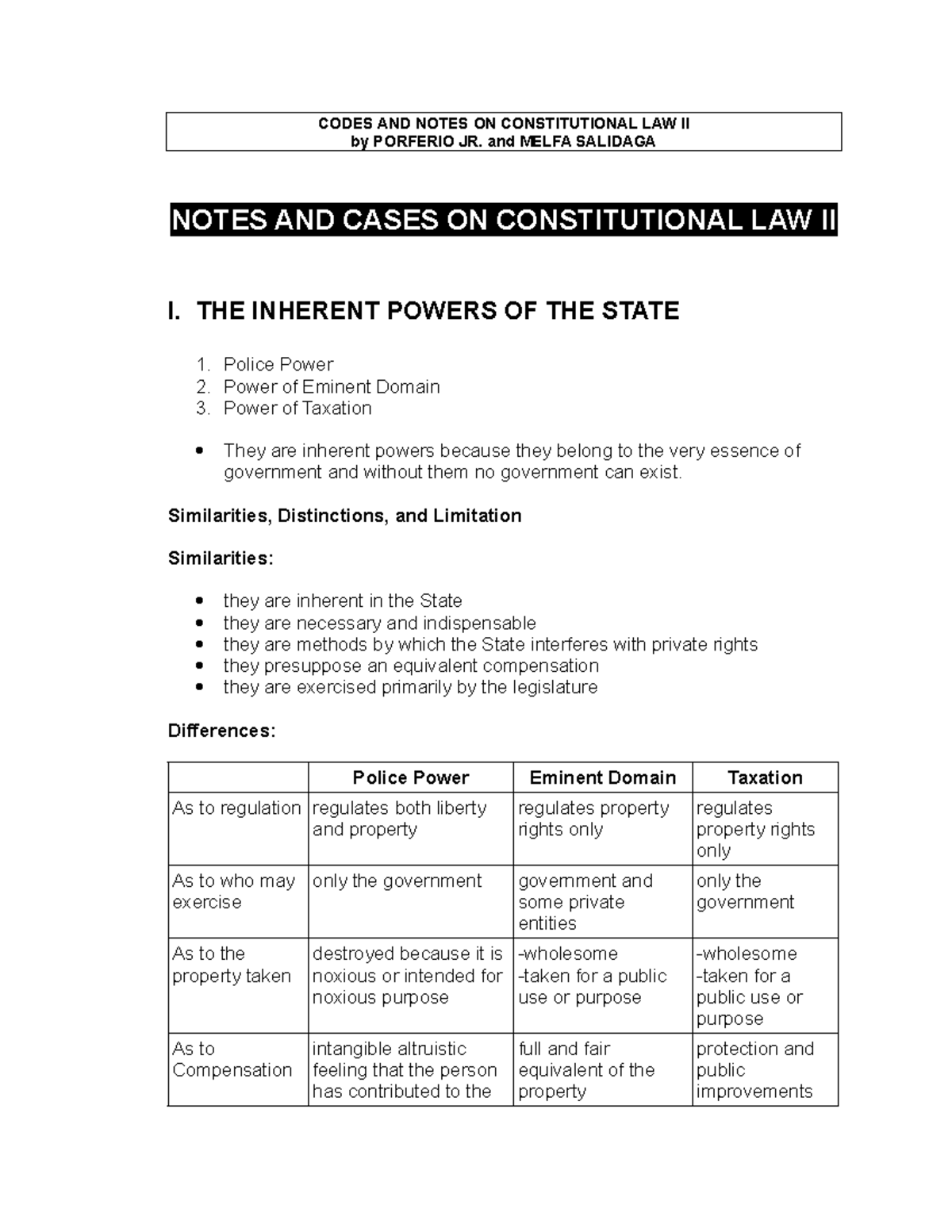42310987 Constitutional Law II Notes - by PORFERIO JR. and MELFA ...
