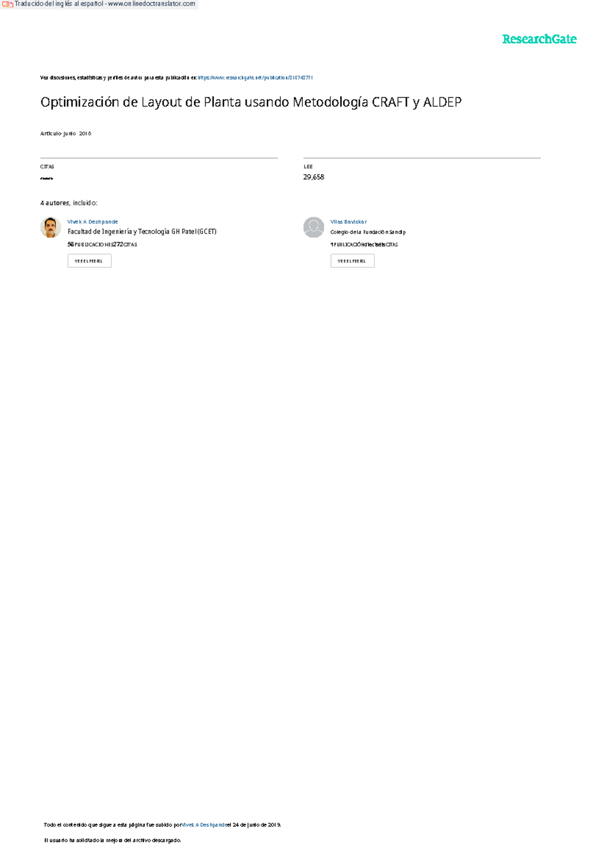 Plant Layout Optimization Using Craft and Aldep.en.es - Vea discusiones ...
