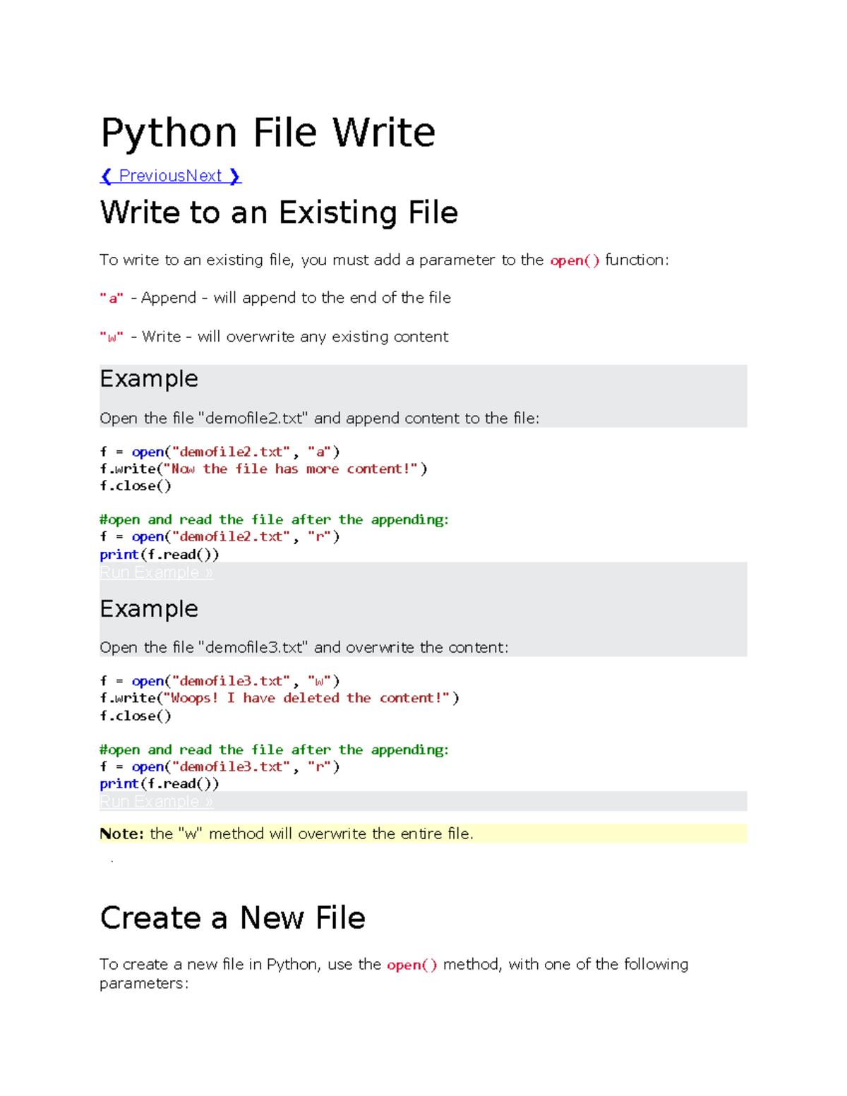 Python Asbkabdihkan Labnikhojl Python File Write Previousnext Write