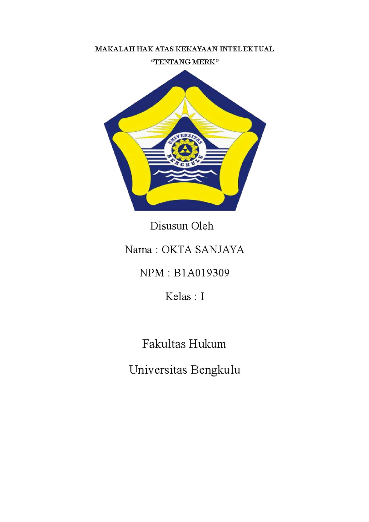 Tugas HKI (35) - Bahan Diskusi - MAKALAH HAK ATAS KEKAYAAN INTELEKTUAL ...
